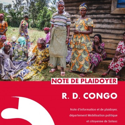 Note de plaidoyer : R.D. Congo